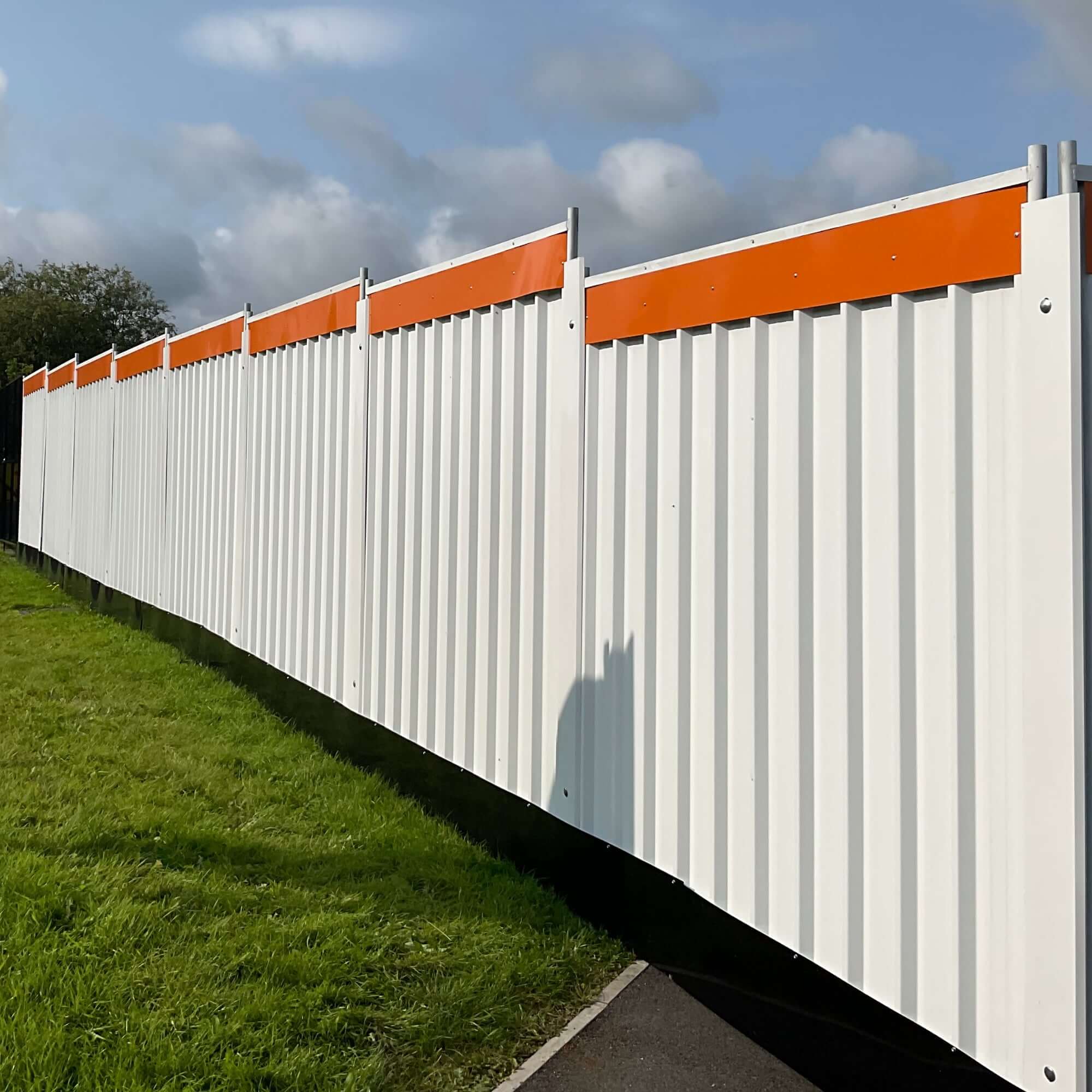 Recyclable 2.4m Steel Hoarding | GreenHoard®
