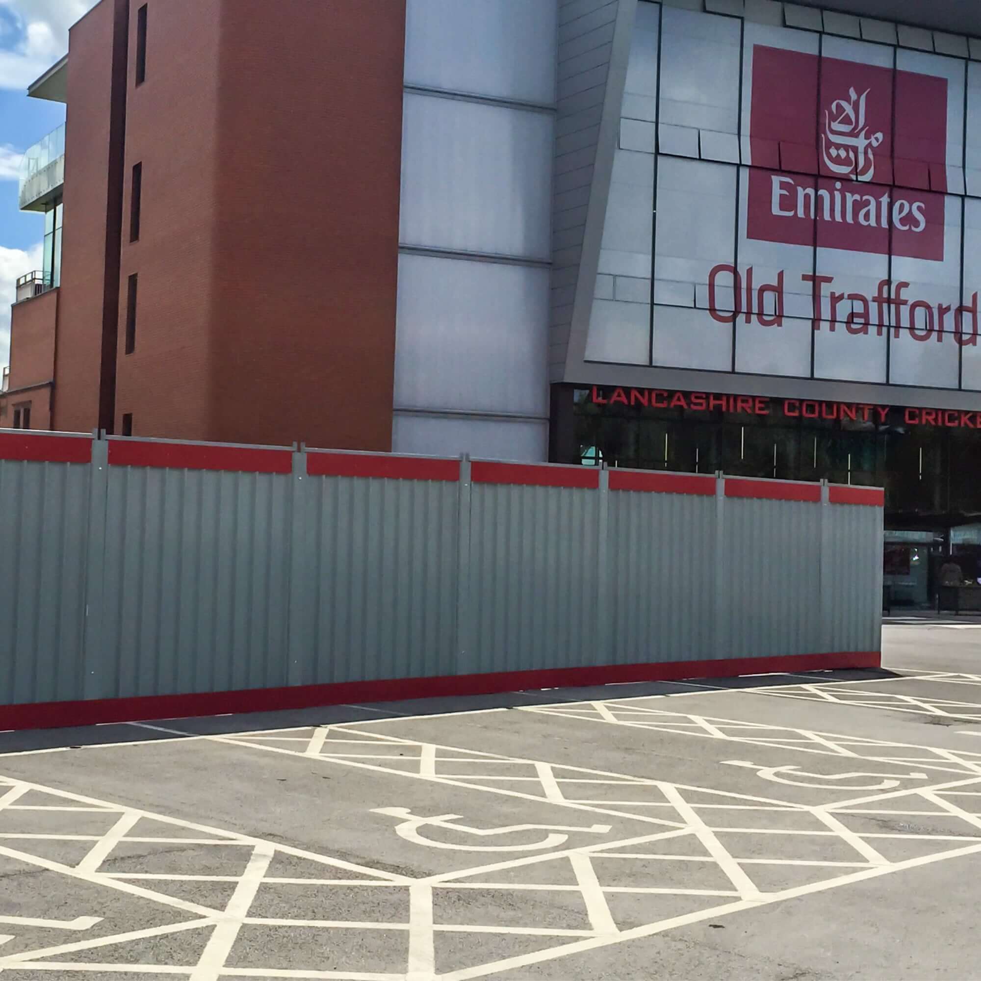 Recyclable 2.4m Steel Hoarding | GreenHoard®