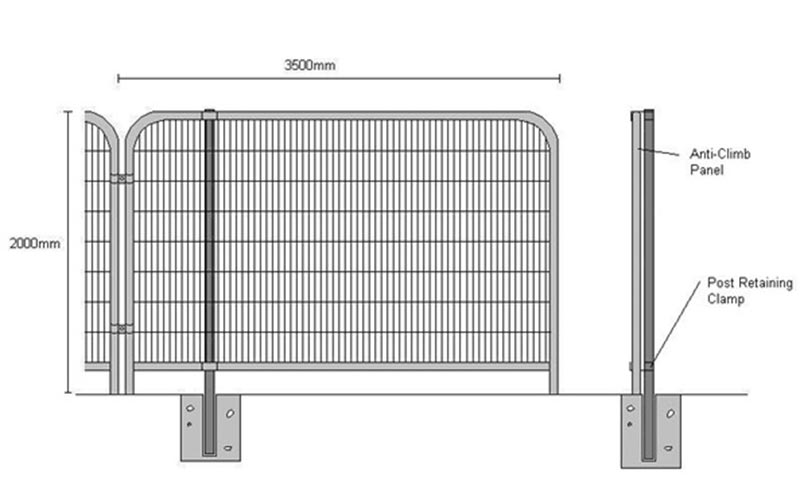 GreenHoard® Anti-Climb Fencing | Reusable Site Security Panels