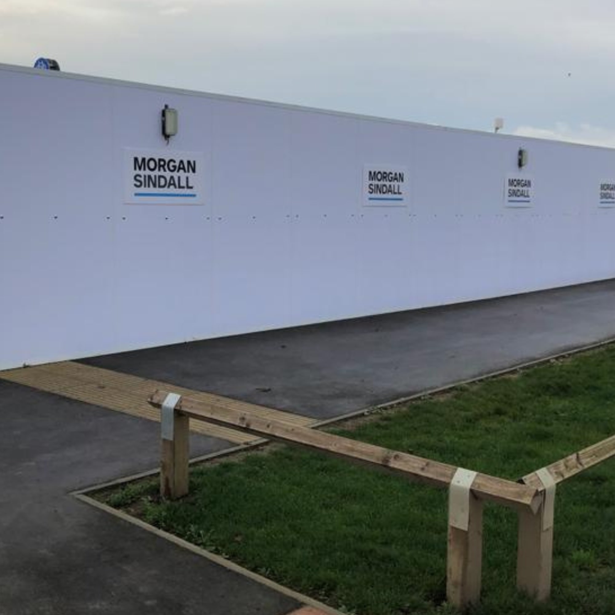 Solid Recycled Plastic Hoarding | GreenHoard®