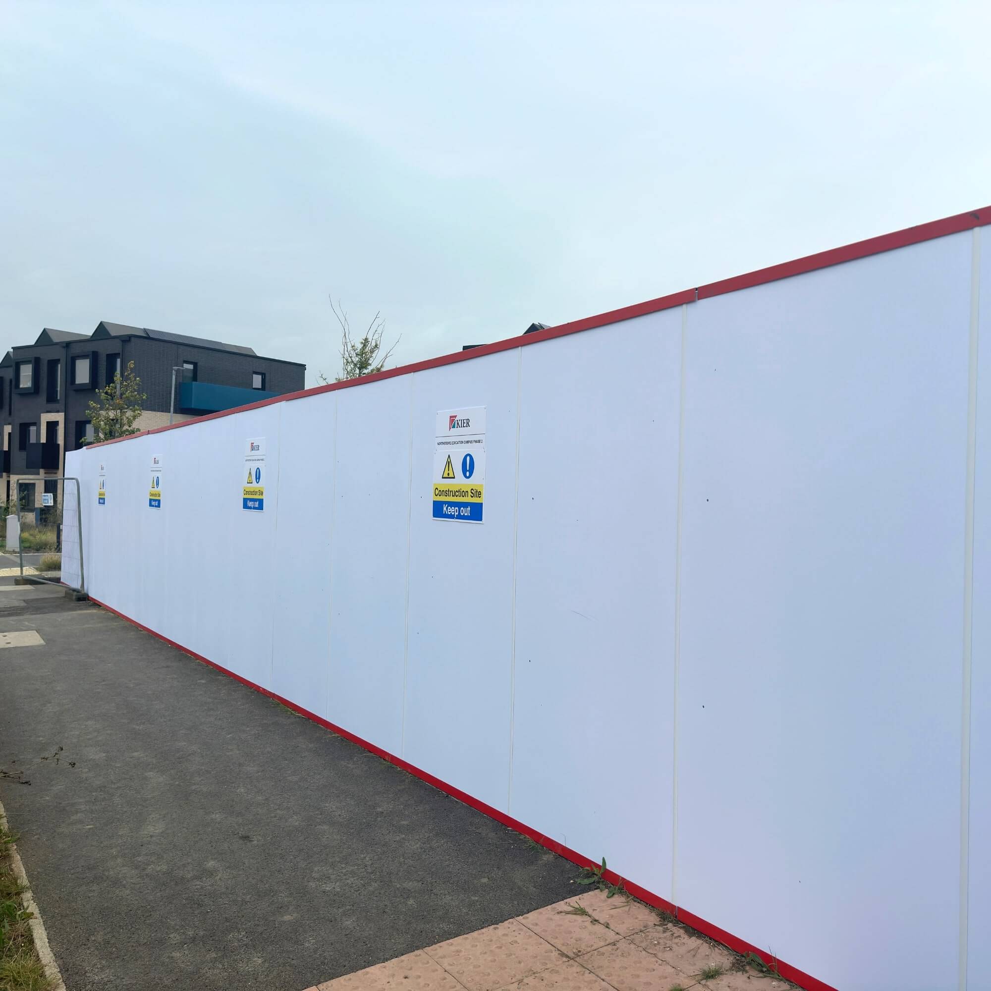 Solid Recycled Plastic Hoarding | GreenHoard®
