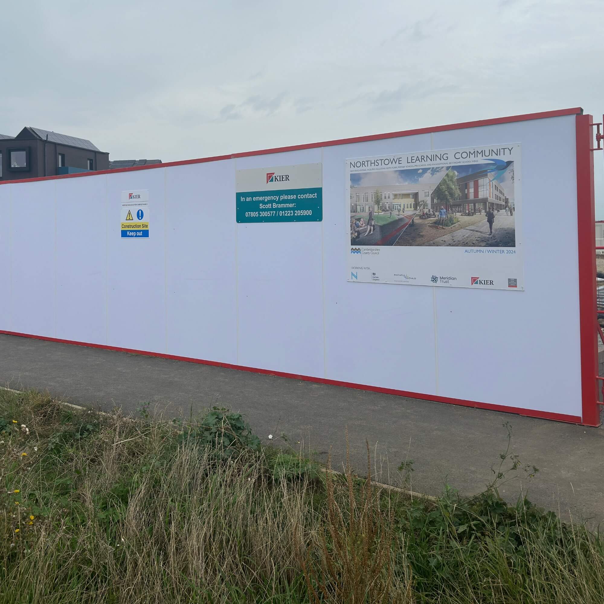 Solid Recycled Plastic Hoarding | GreenHoard®