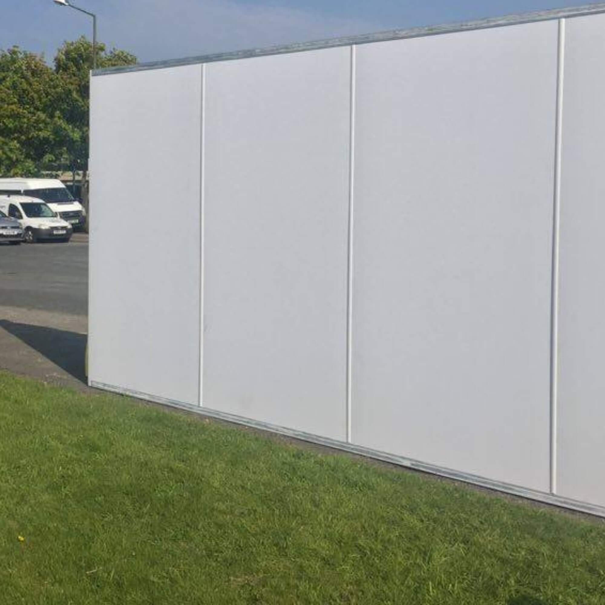 Solid Recycled Plastic Hoarding | GreenHoard®