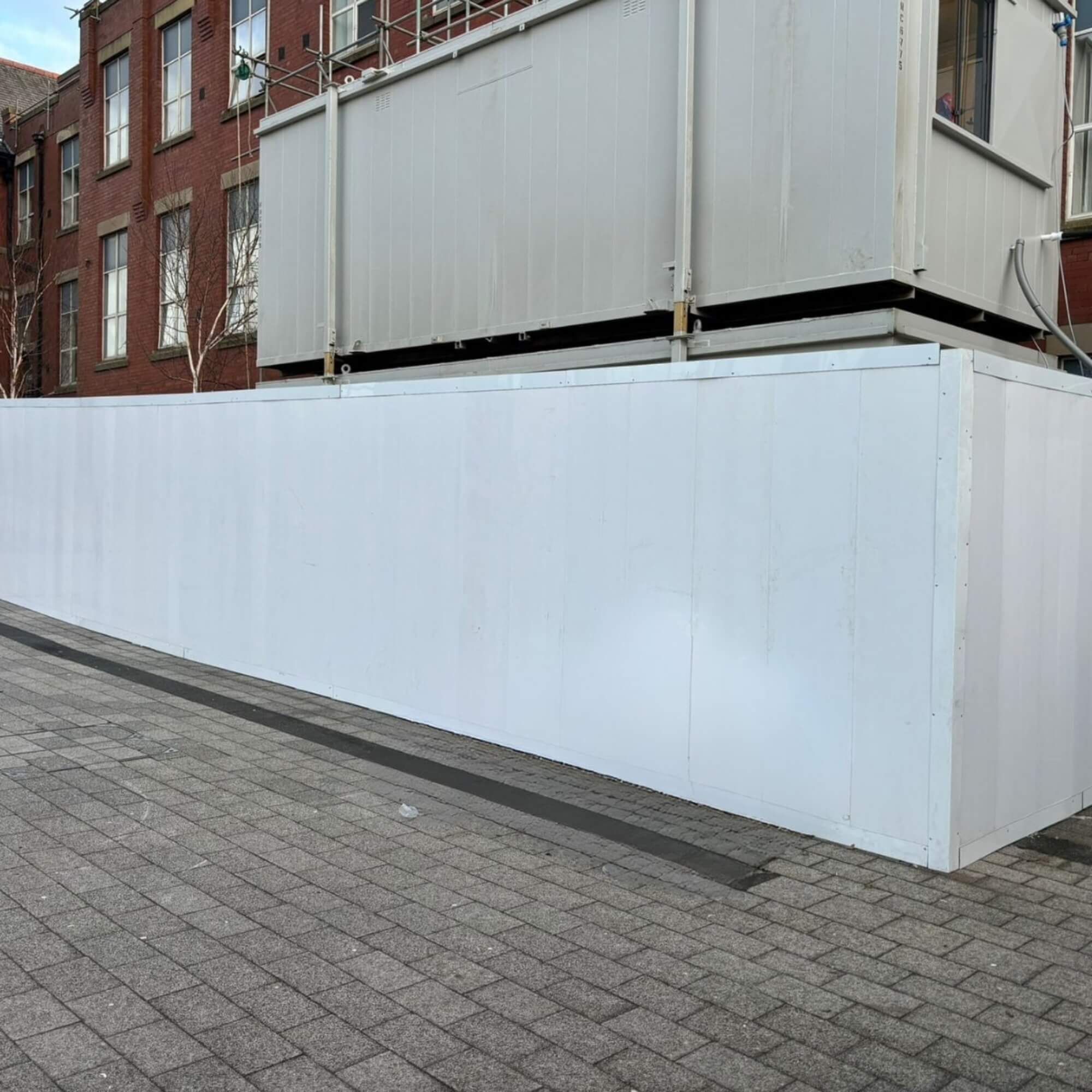 Recyclable 2.4m PVC Hoarding | GreenHoard®