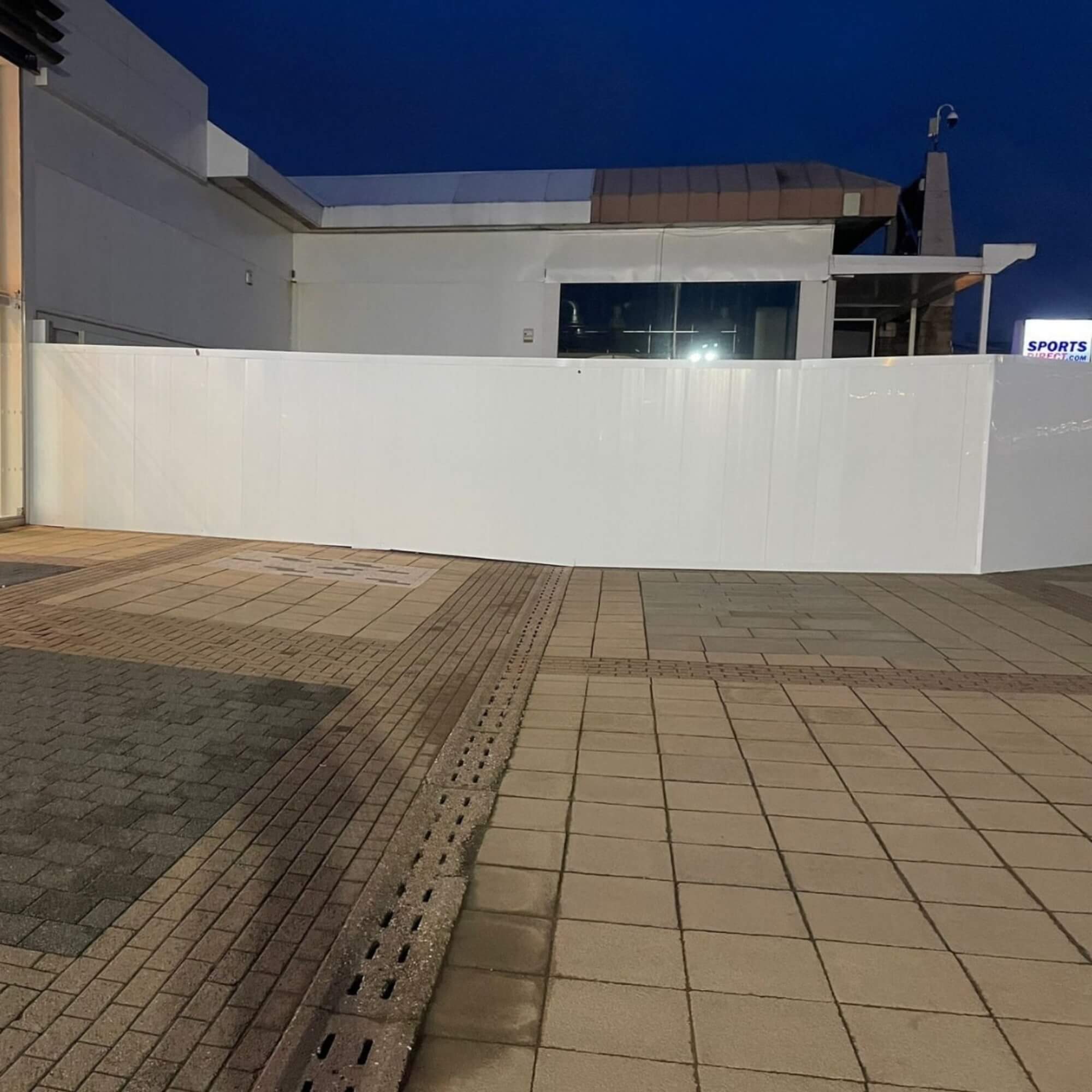 Recyclable 2.4m PVC Hoarding | GreenHoard®